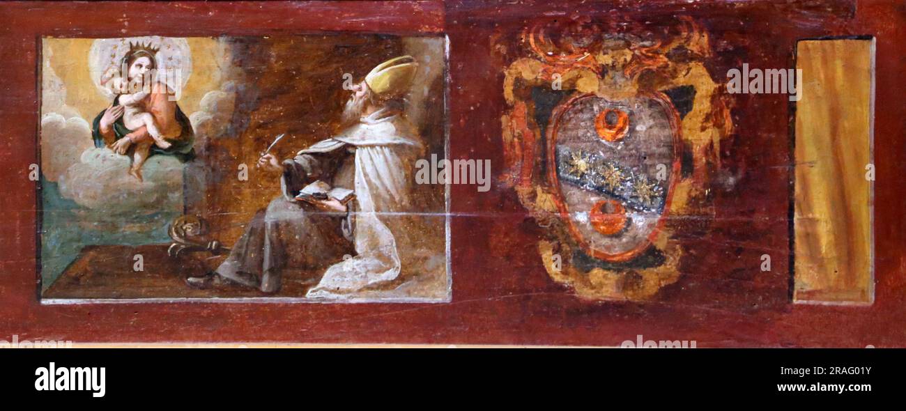 The Fall of the Rebel Angels (detail) 1530 by Domenico Beccafumi Stock ...