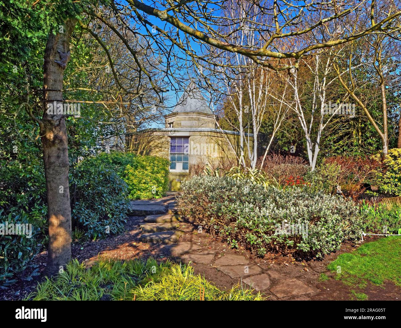 UK, North Yorkshire, York, Museum Gardens, York Observatory Stock Photo ...