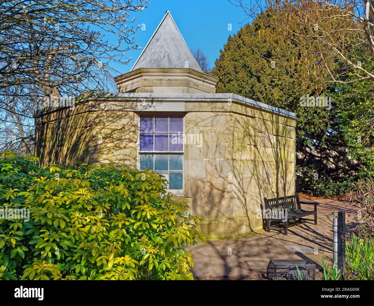 UK, North Yorkshire, York, Museum Gardens, York Observatory Stock Photo ...