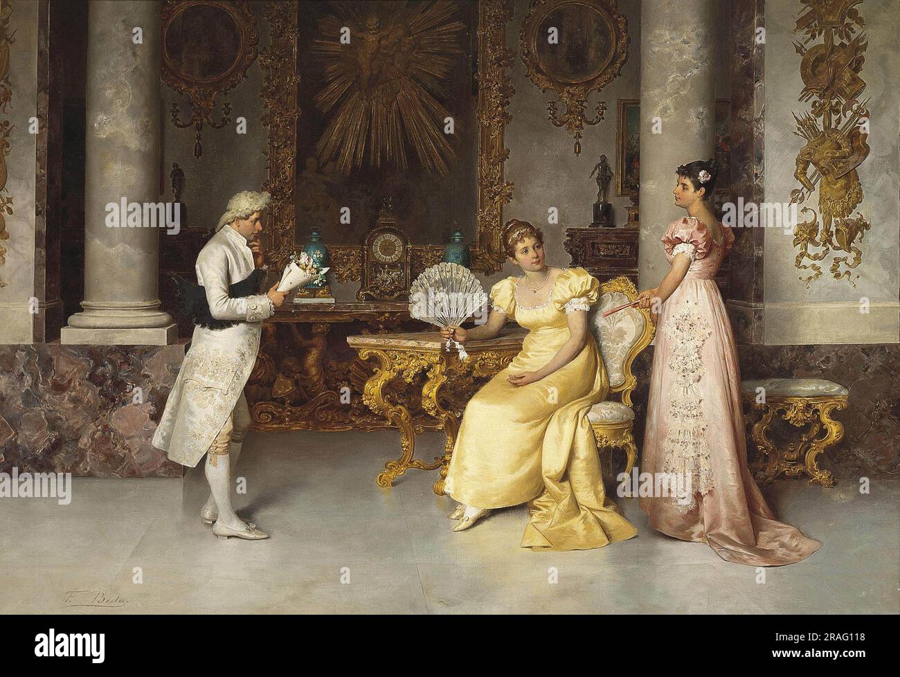 The young suitor Stock Photo - Alamy