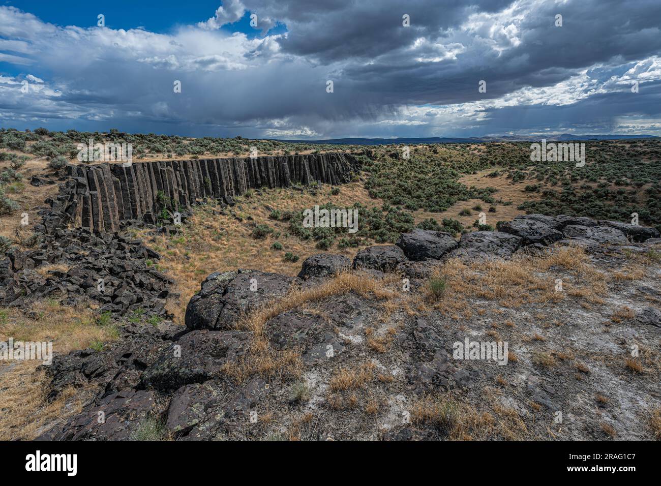 Drumheller Channels National Natural Landmark, WA Stock Photo - Alamy