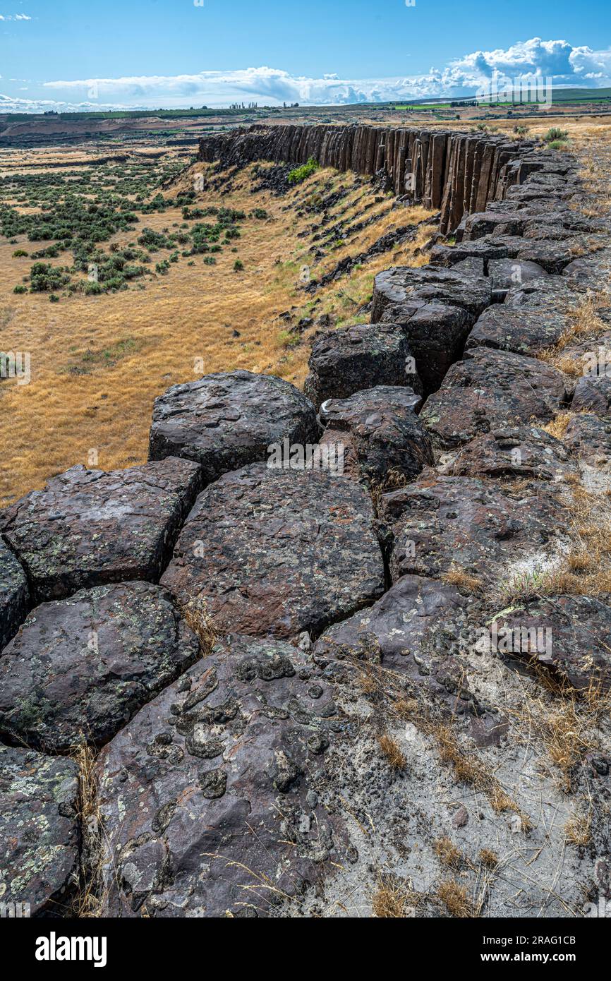 Drumheller Channels National Natural Landmark, WA Stock Photo - Alamy