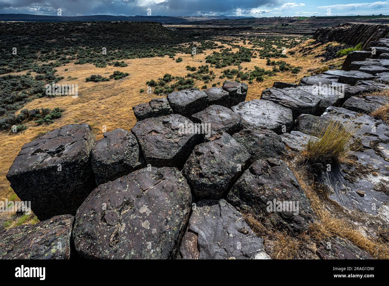 Drumheller Channels National Natural Landmark, WA Stock Photo - Alamy