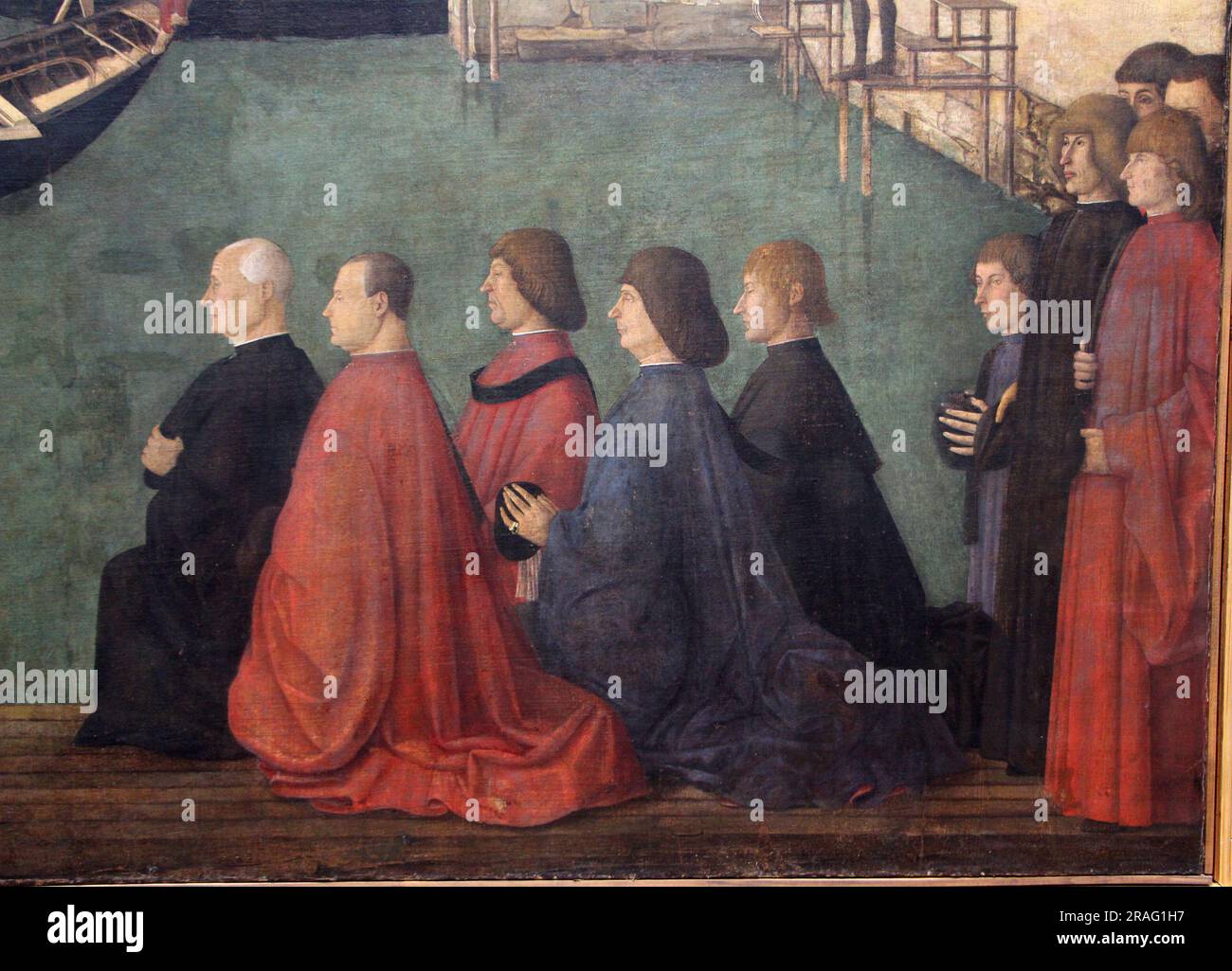 Miracle of the Cross at the Bridge of San Lorenzo (detail) 1500 by ...