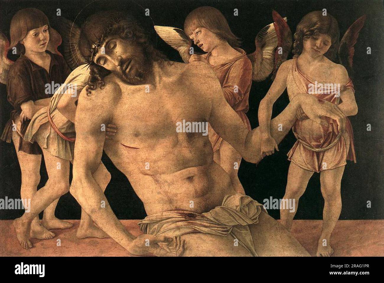 Dead christ supported by angels hi-res stock photography and images - Alamy