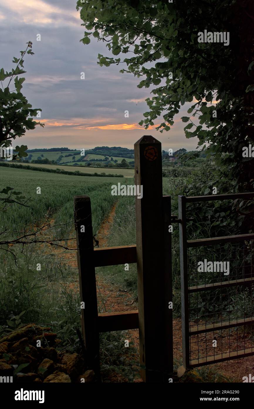 Circuit of Bath sunset walk Stock Photo - Alamy