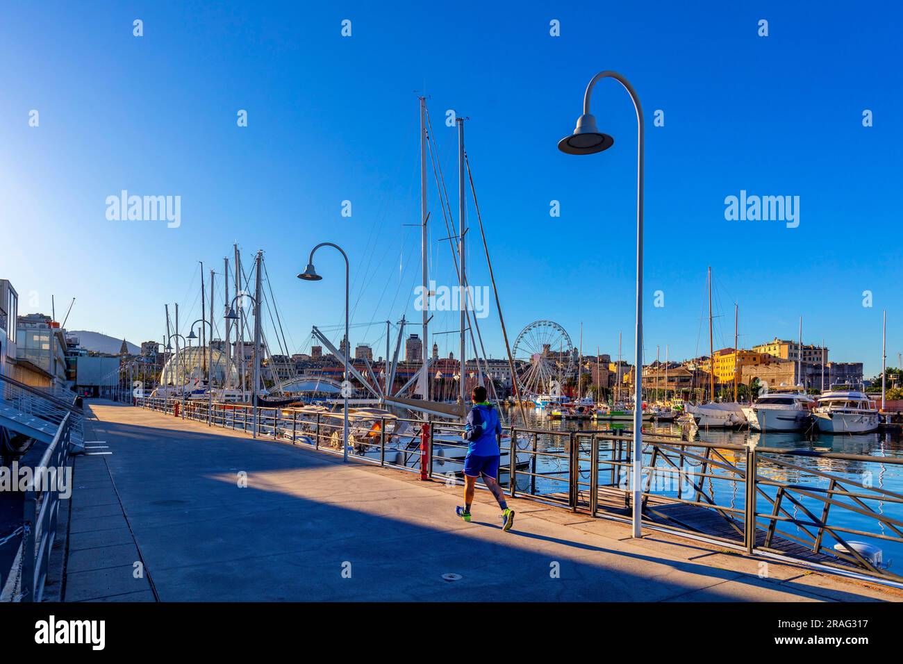 Ancient port, Genova, Liguria, Italy Stock Photo - Alamy