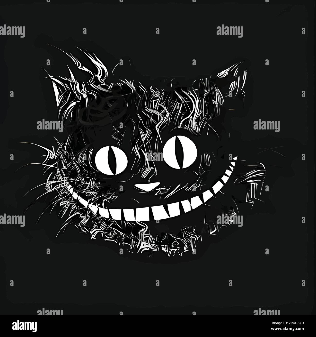 Angry eyes face in shadow Stock Vector Images - Alamy