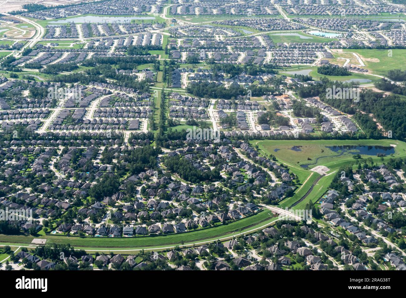 View on suburban sprawl hi-res stock photography and images - Alamy