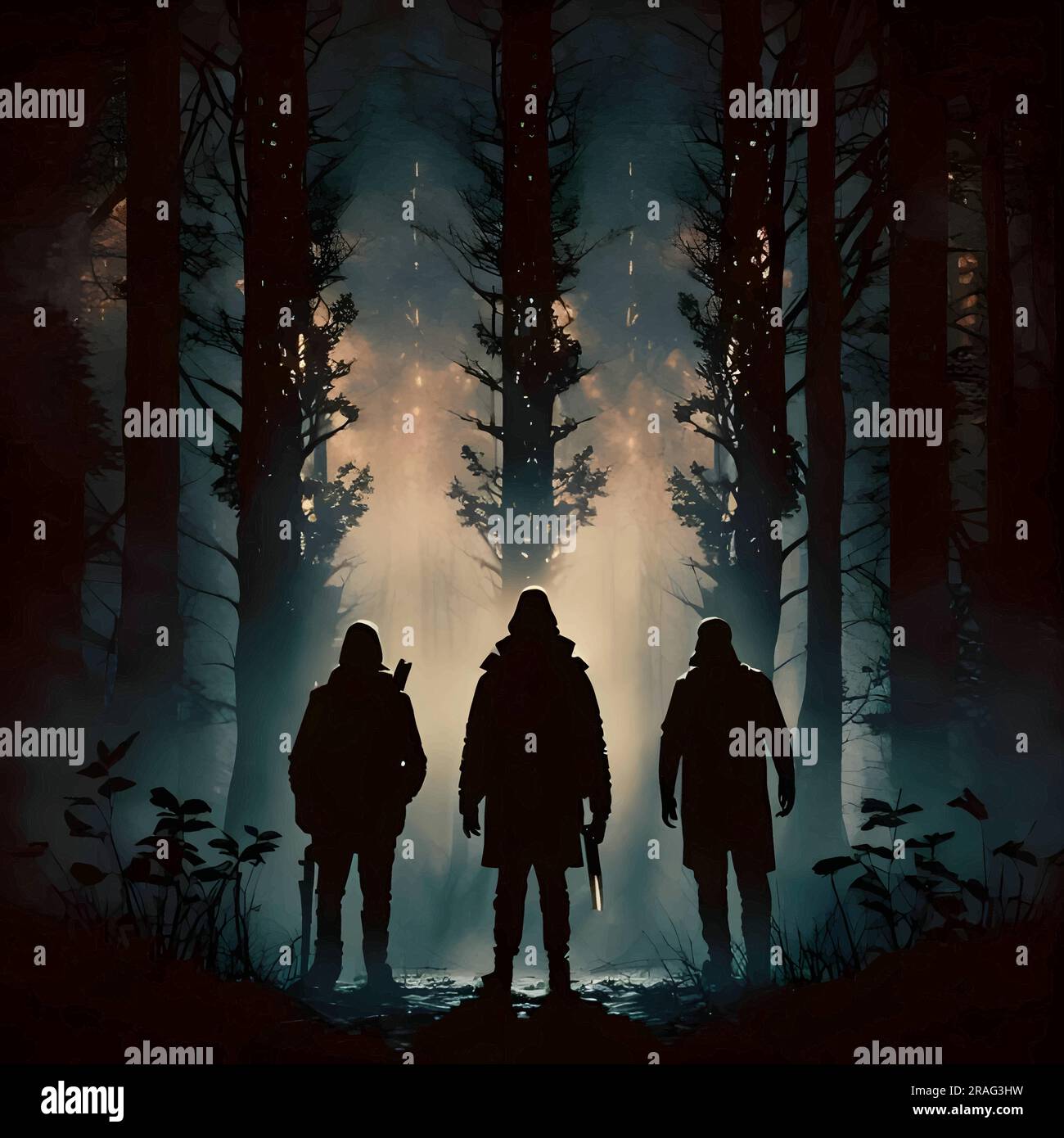 Forest fire vector vectors hi-res stock photography and images - Alamy