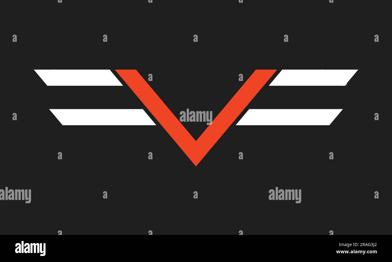 Fv letter design hi-res stock photography and images - Alamy