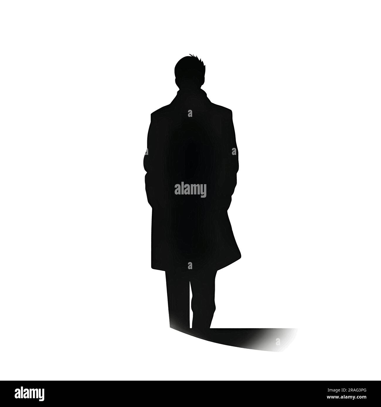 Silhouette clip art man hi-res stock photography and images - Alamy