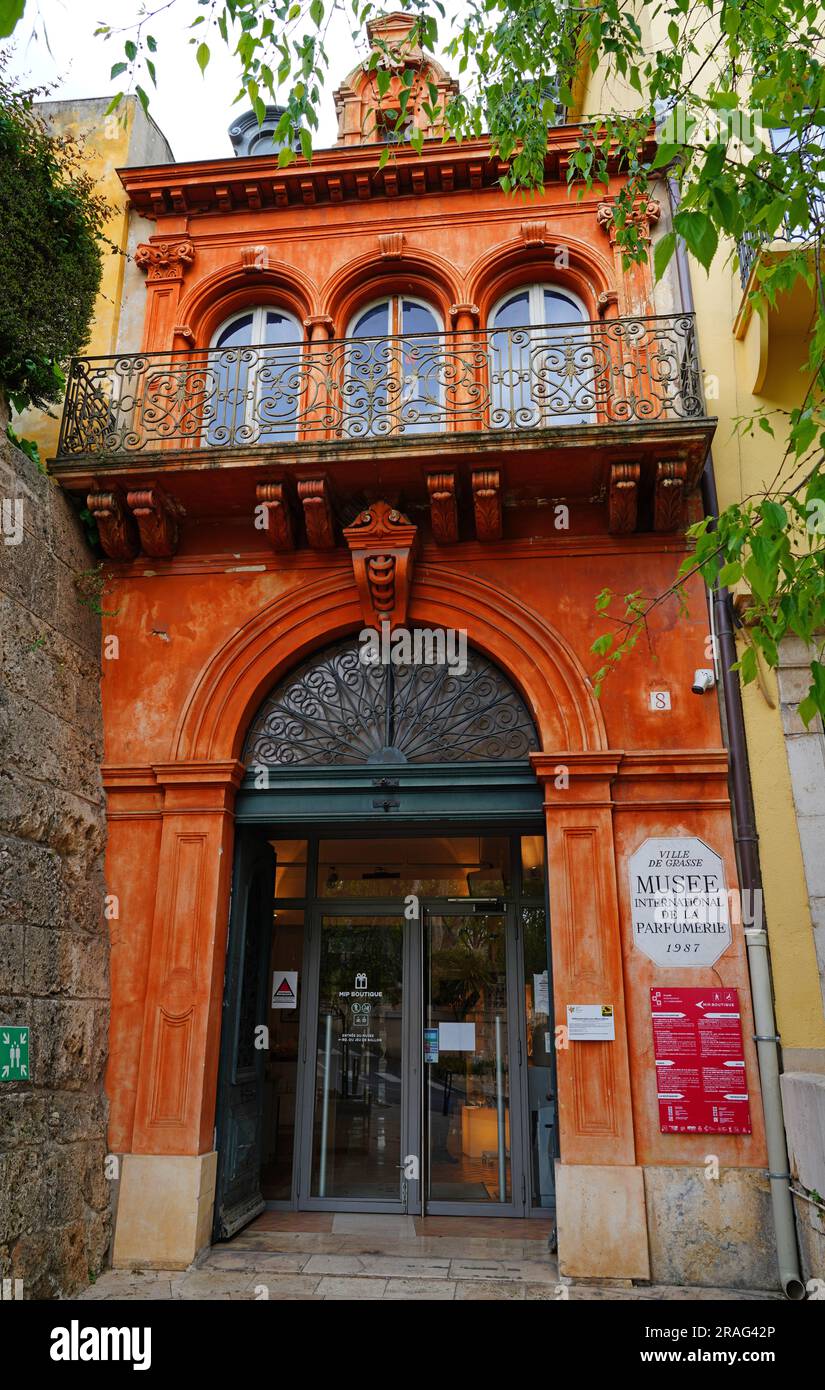 GRASSE, FRANCE -17 APR 2023- View of the Musee International de la ...