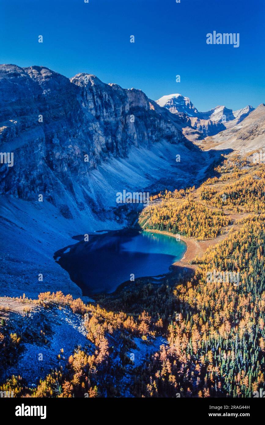 Aerial image of the Ball Range mountains, Alberta, Canada Stock Photo ...