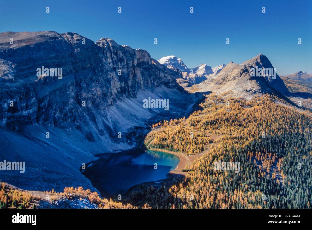 Aerial image of the Ball Range mountains, Alberta, Canada Stock Photo ...