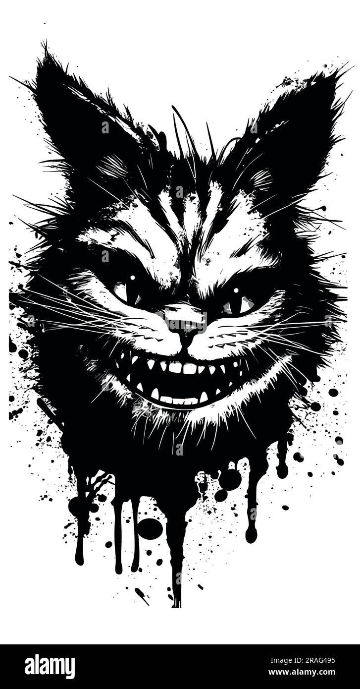 Angry eyes face in shadow Stock Vector Images - Alamy