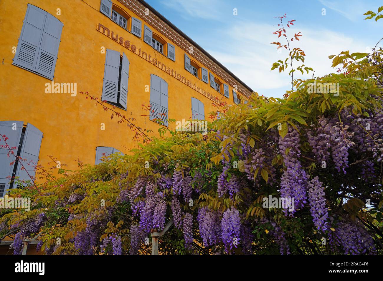 GRASSE, FRANCE -17 APR 2023- View of the Musee International de la ...
