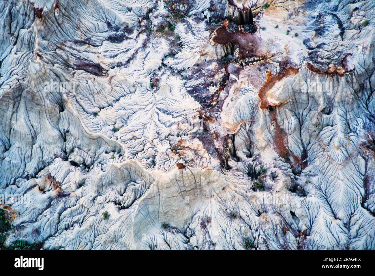 Aerial image of Dinosaur Provincial Park, Alberta, Canada Stock Photo ...