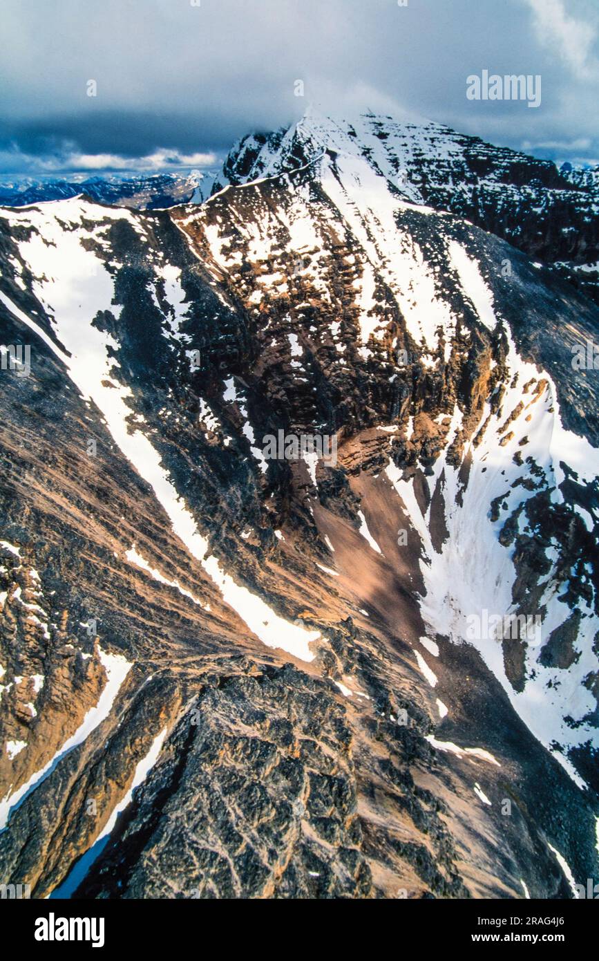 Aerial image of Mt. Edith Cavell, Alberta, Canada Stock Photo - Alamy