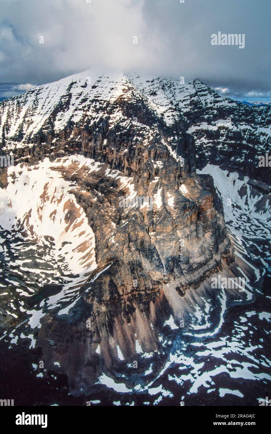 Aerial image of Mt. Edith Cavell, Alberta, Canada Stock Photo - Alamy