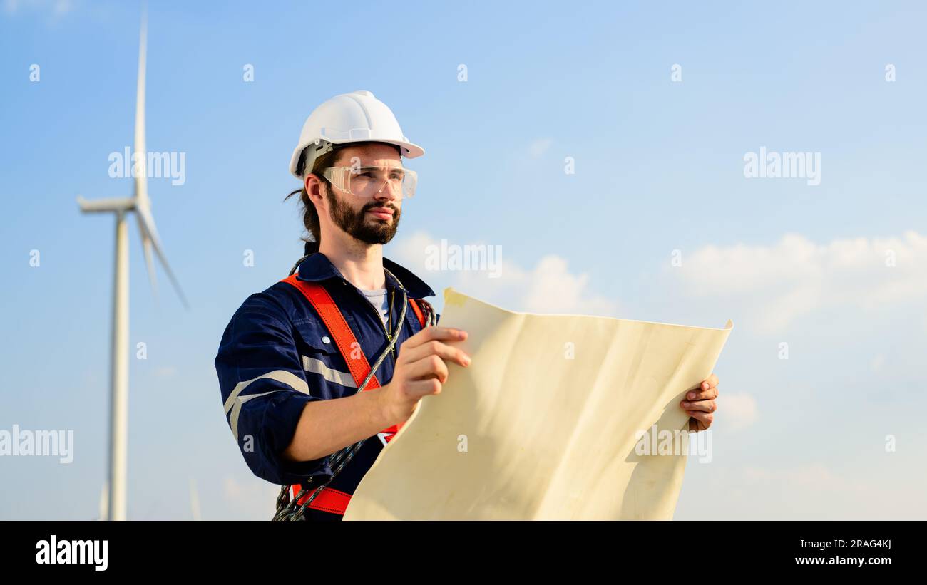 Engineer working with confident. Worker outdoor working. Mega project ...