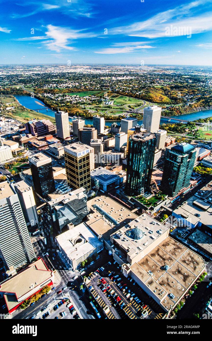 Edmonton aerial hi-res stock photography and images - Alamy