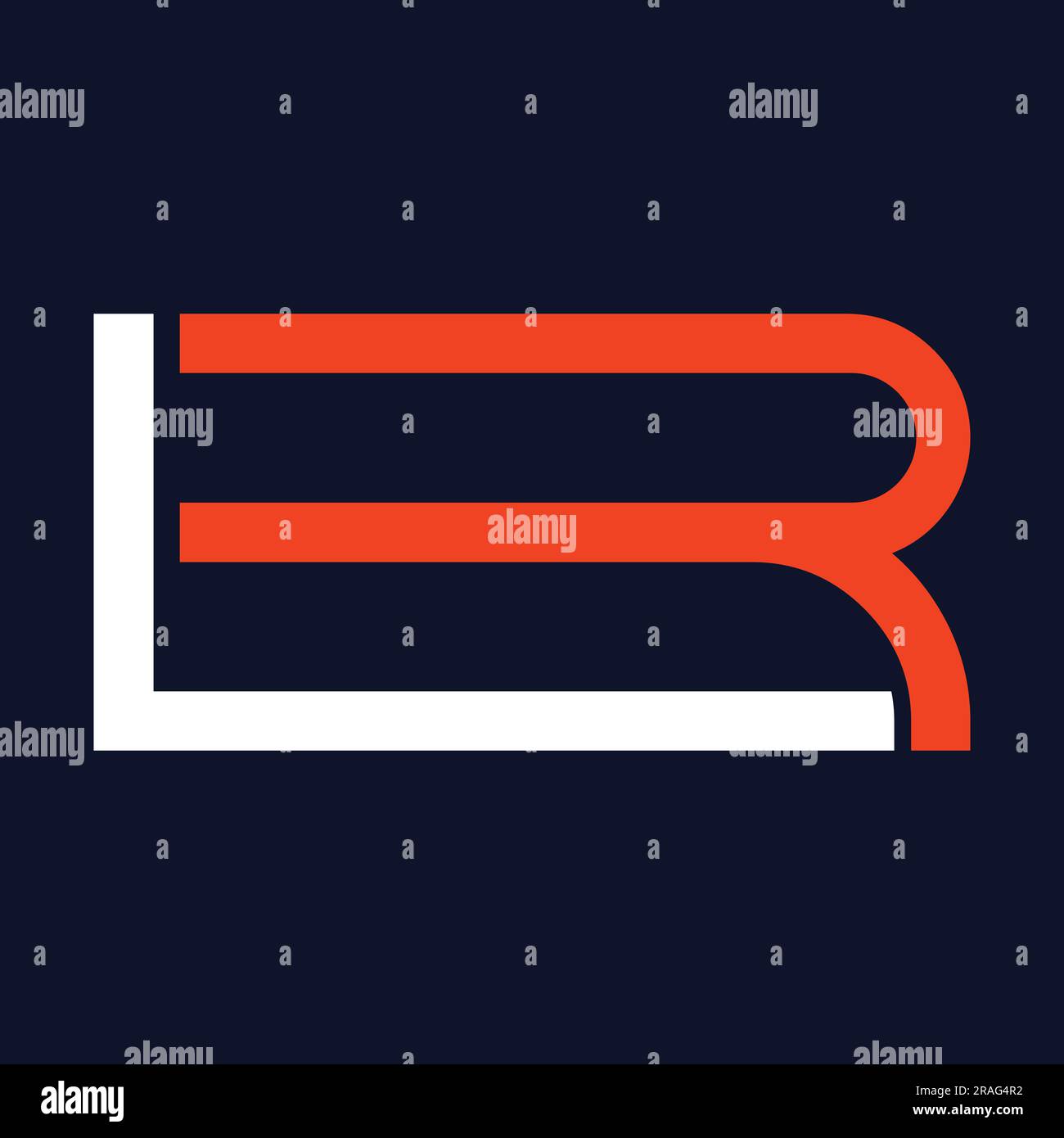 Initial lr logo hi-res stock photography and images - Alamy