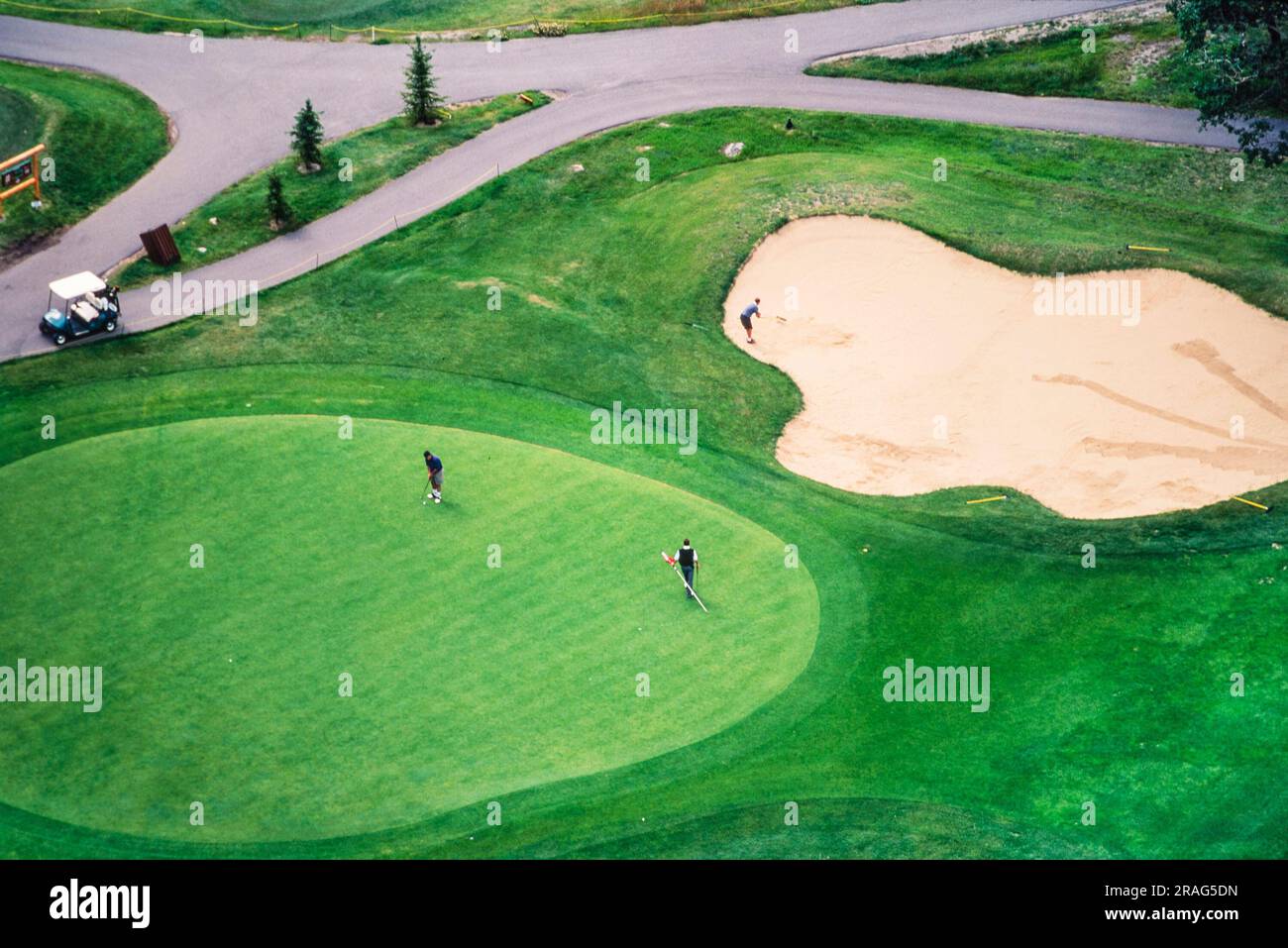Aerial image of the Jasper National Park area, Alberta, Canada Stock ...
