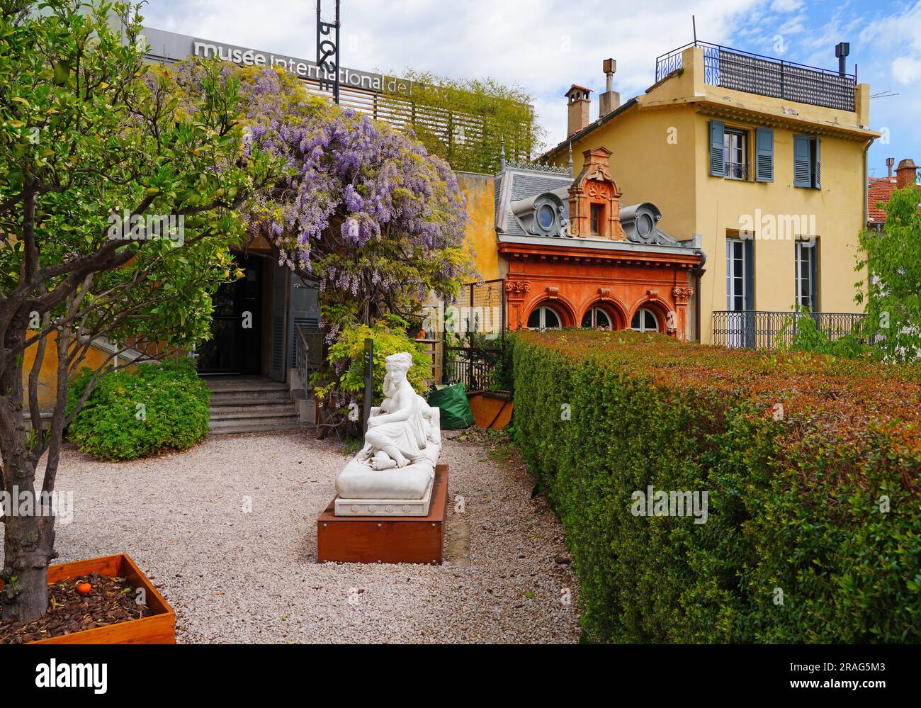 GRASSE, FRANCE -17 APR 2023- View of the Musee International de la ...