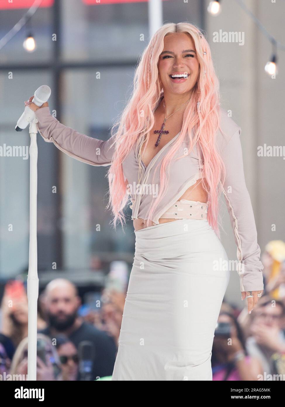 New York, NY, USA. 30th June, 2023. Karol G on stage for NBC Today Show ...