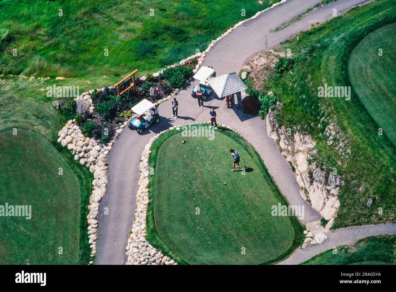 Aerial image of the Jasper National Park area, Alberta, Canada Stock ...