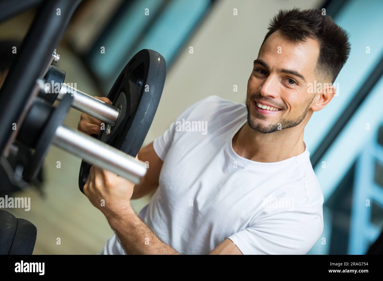Weights machine hi-res stock photography and images - Alamy