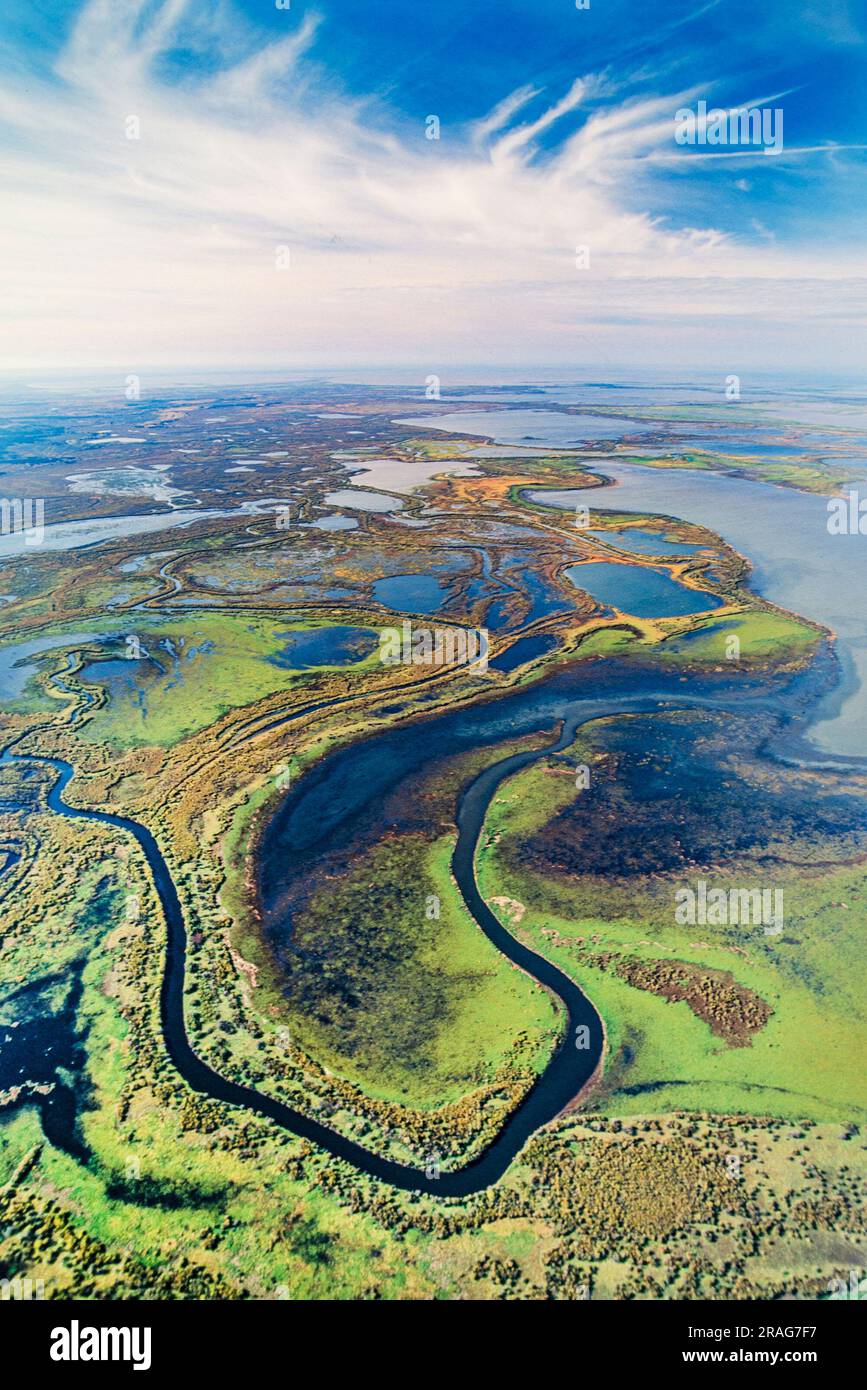 Aerial of wood buffalo national park hi-res stock photography and ...