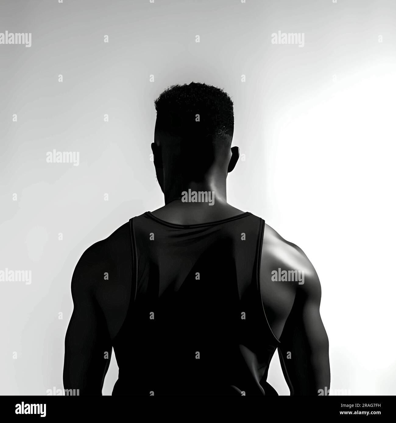 Woman standing profile white background Stock Vector Images - Alamy