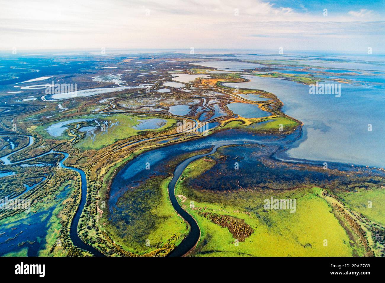 Aerial image of Wood Buffalo National Park, Alberta, Canada Stock Photo ...