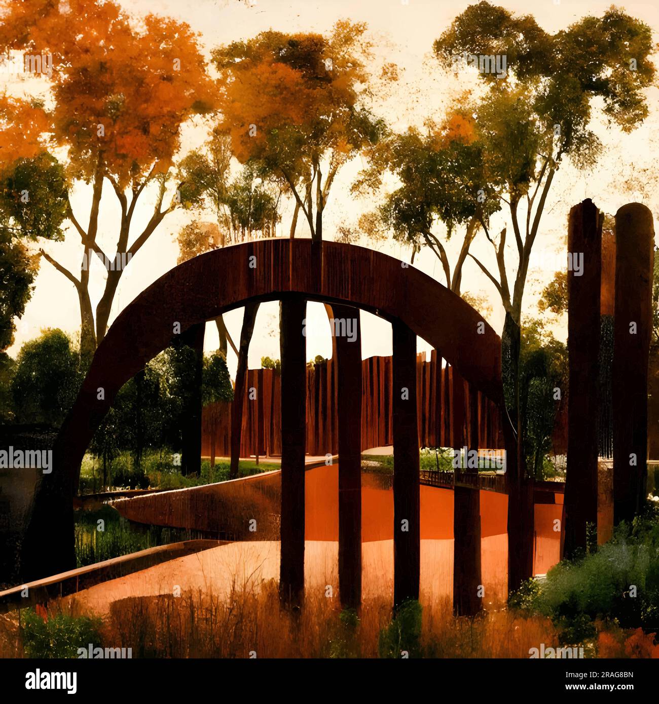 Autumn representation Stock Vector Images - Alamy