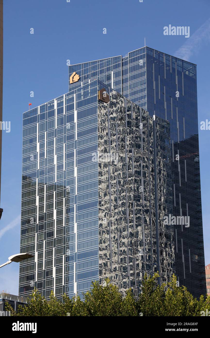 The Metropolis Building in Downtown Los Angeles, CA, USA Stock Photo ...
