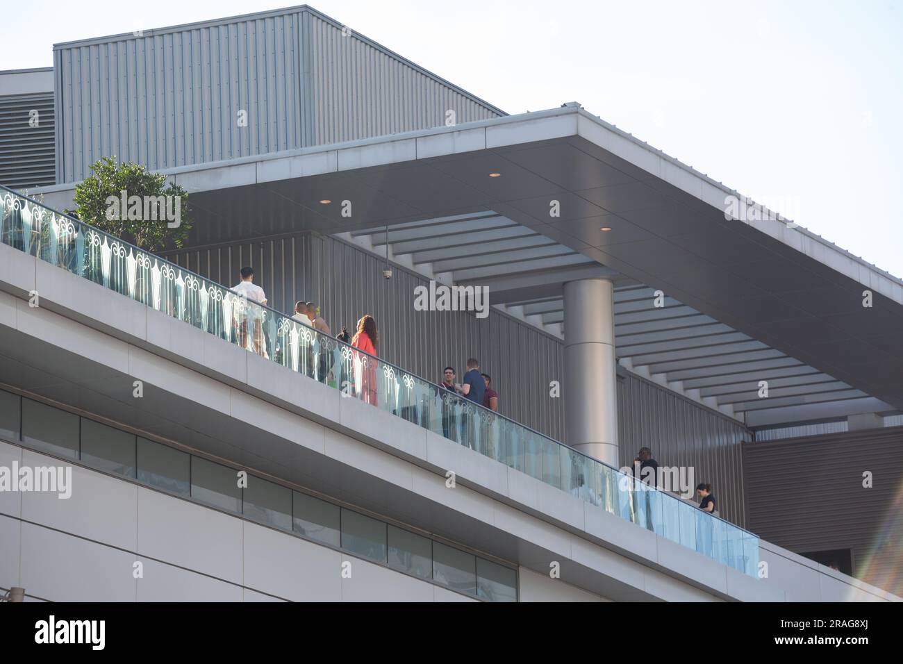 The Rooftop Terrace At The Grammy Museum At La Live In Downtown Los