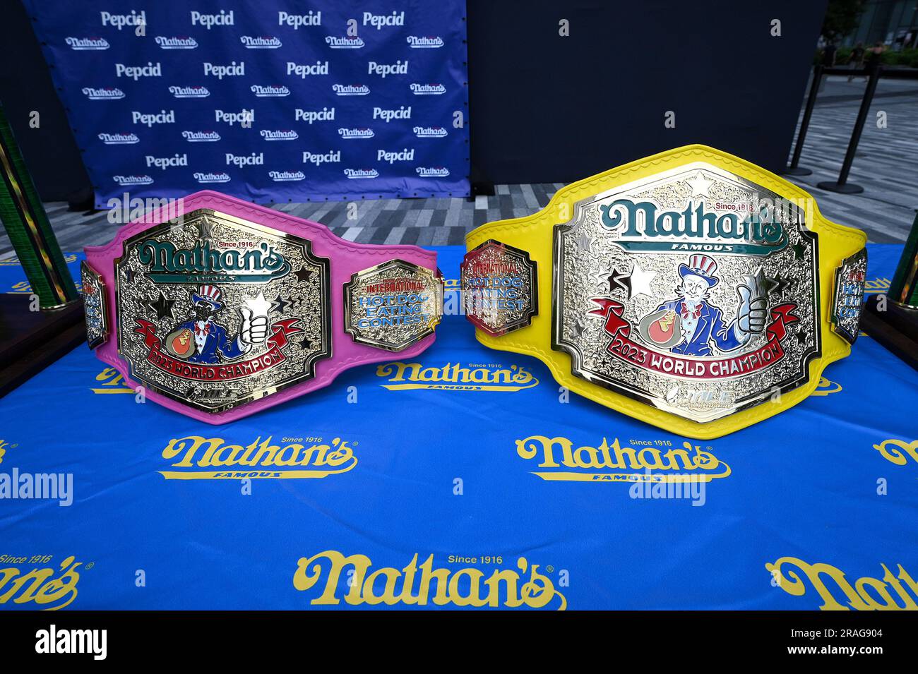 New York, USA. 03rd July, 2023. The Nathan's Famous World Championship ...
