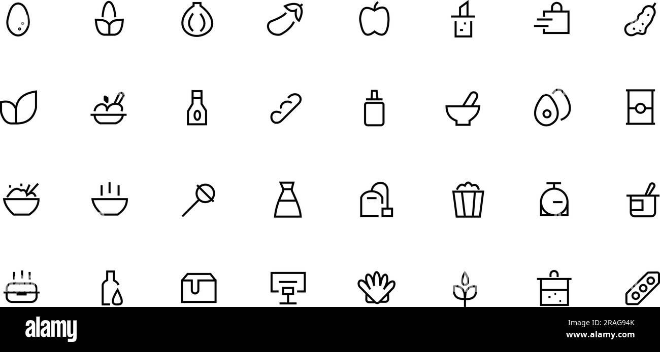 Food and Cooking icon set, vector illustration Stock Vector Image & Art ...