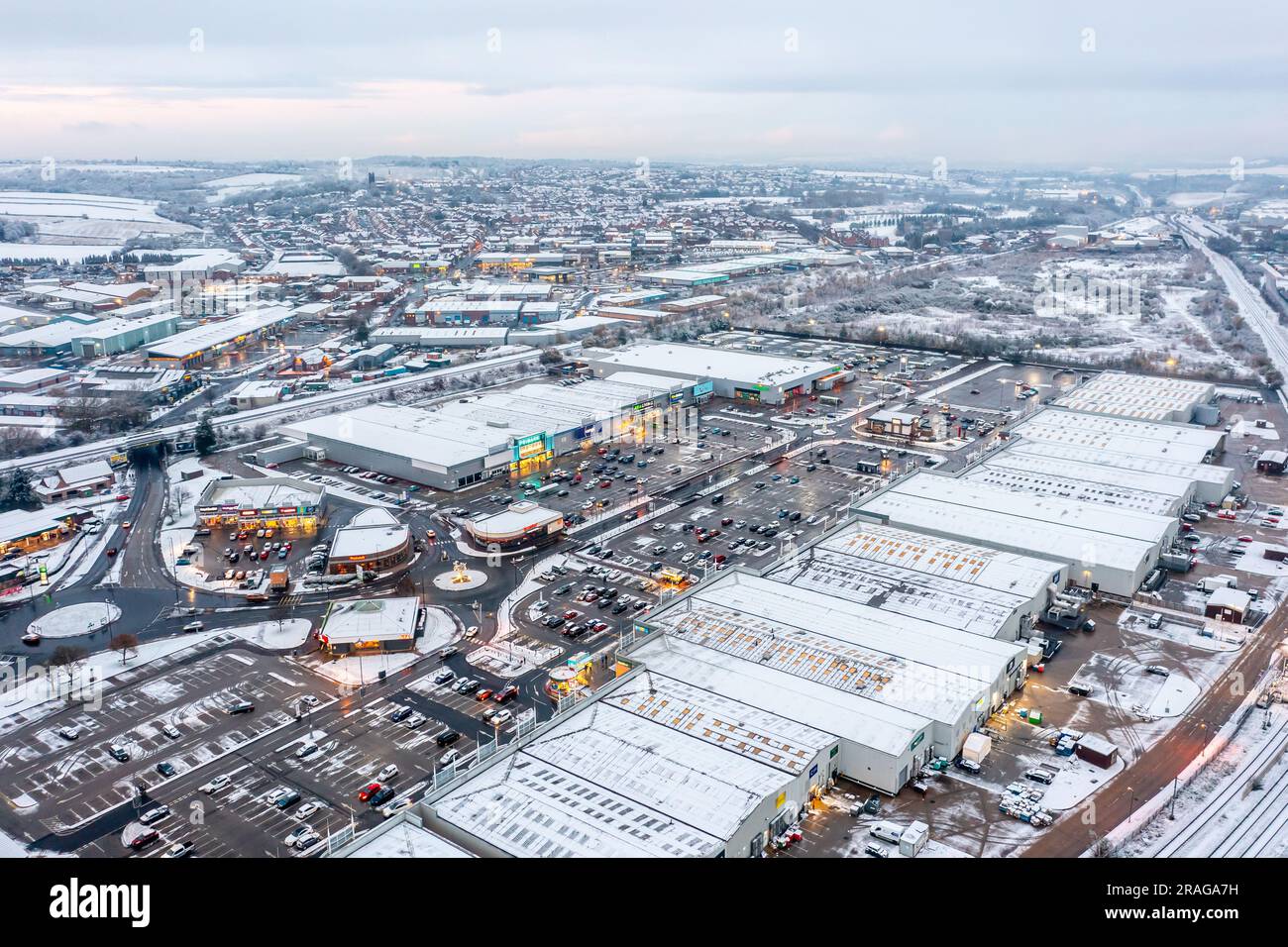 Aerial photos of rotherham hi-res stock photography and images - Alamy