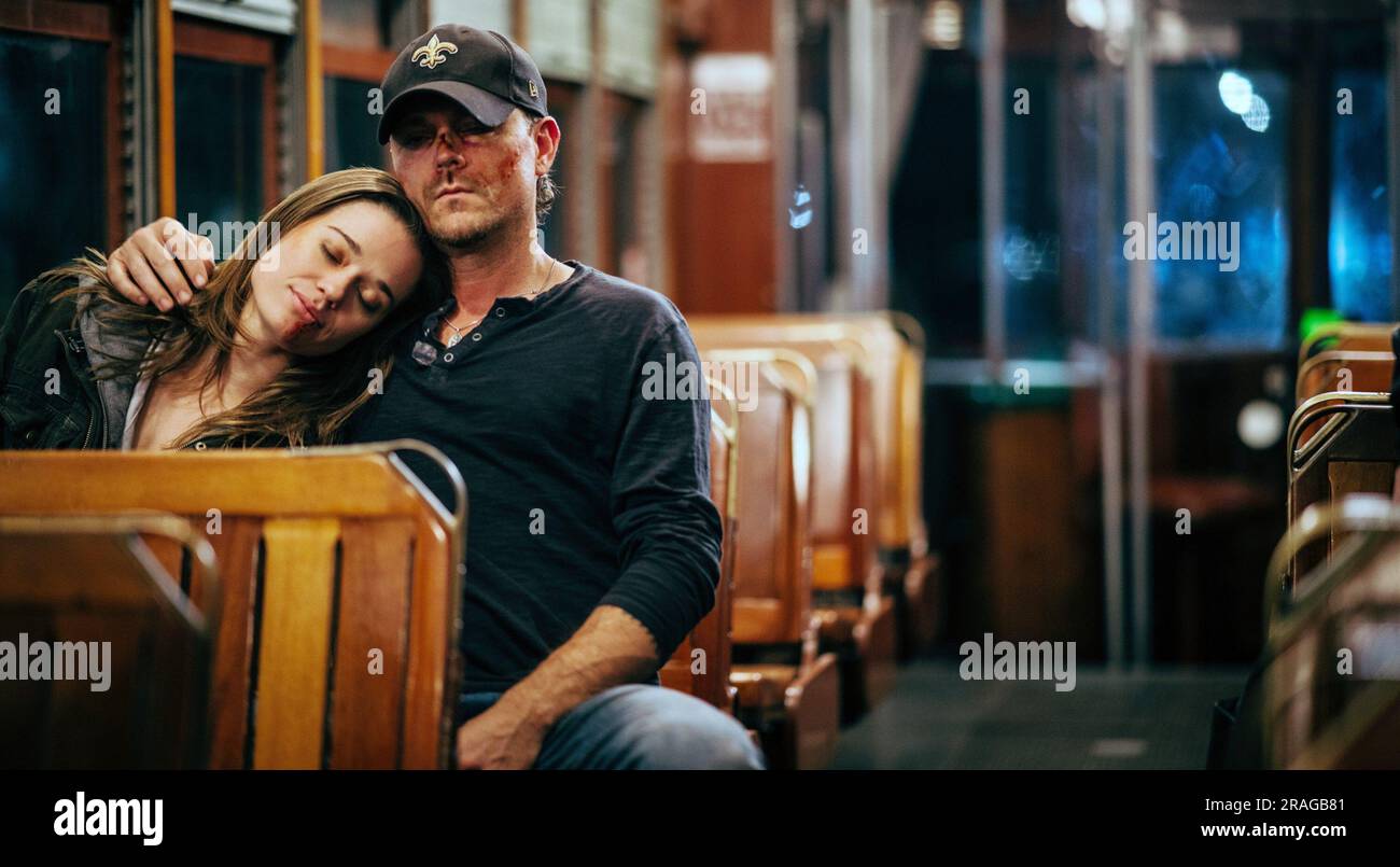 THE CHANNEL, from left: Juliene Joyner, Clayne Crawford,, 2023. © Brainstorm Entertainment ...