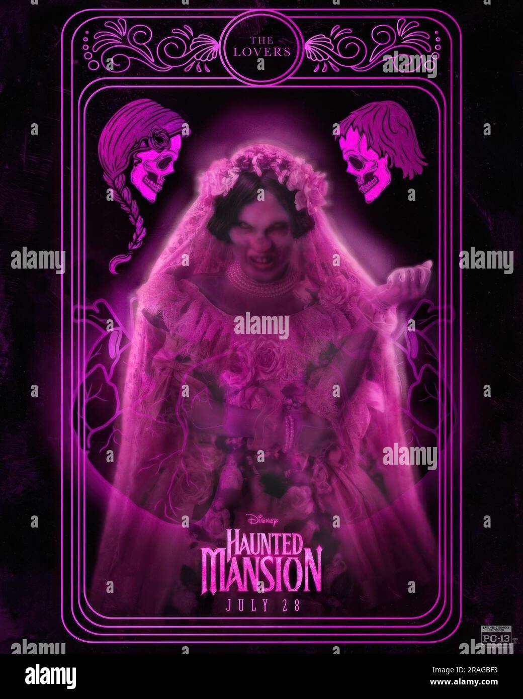 HAUNTED MANSION, US character poster, Lindsay Lamb, 2023. © Walt Disney ...