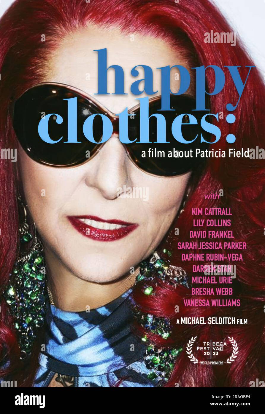 HAPPY CLOTHES: A FILM ABOUT PATRICIA FIELD, poster, Patricia Field, 2023. © Zuckerman ...