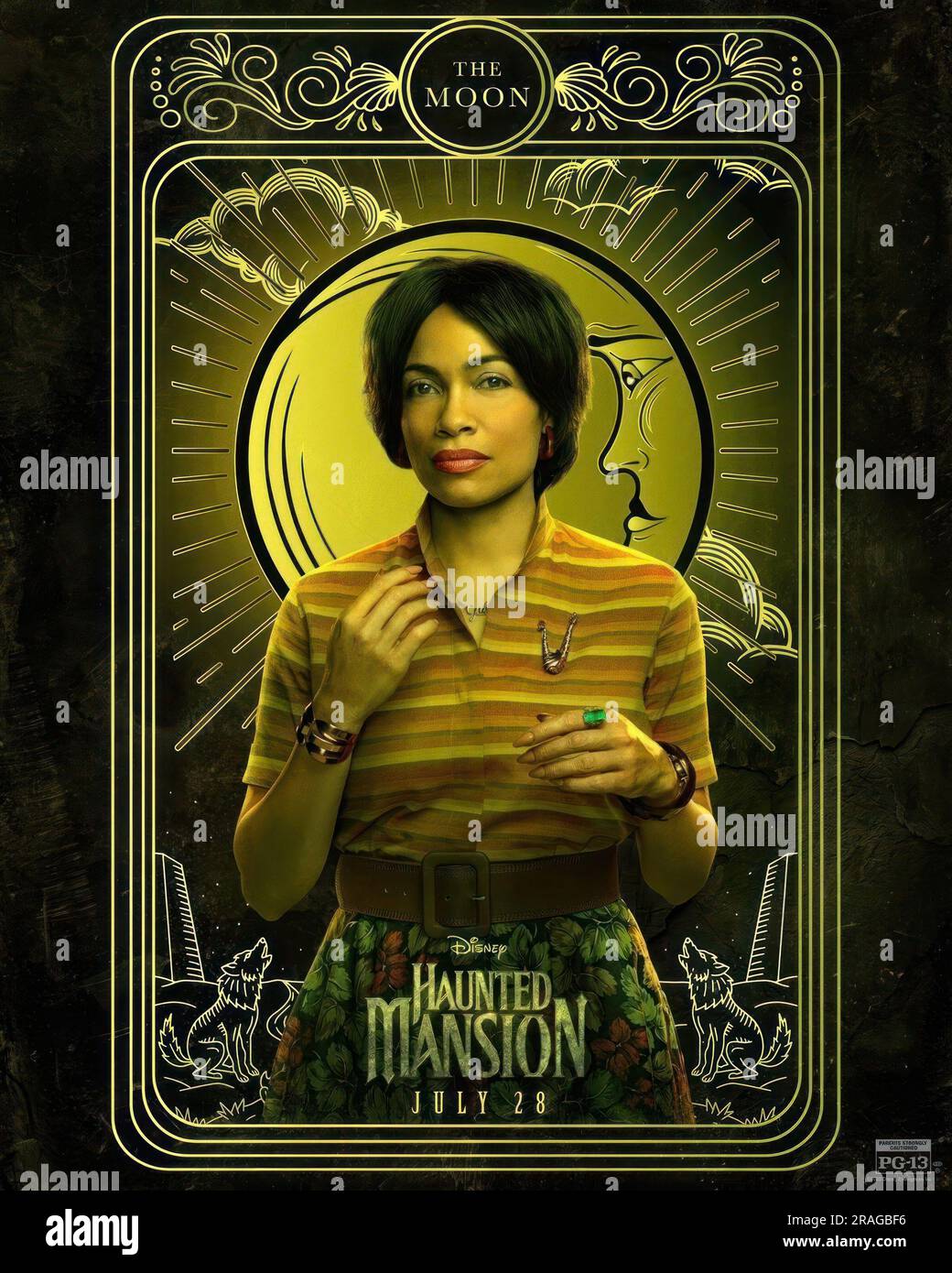 HAUNTED MANSION, US character poster, Rosario Dawson, 2023. © Walt ...