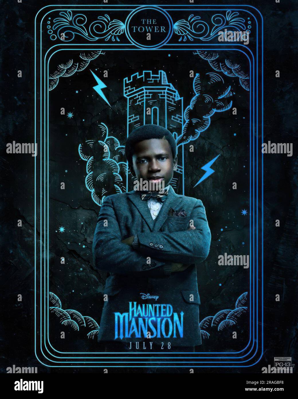 HAUNTED MANSION, US character poster, Chase Dillon, 2023. © Walt Disney ...