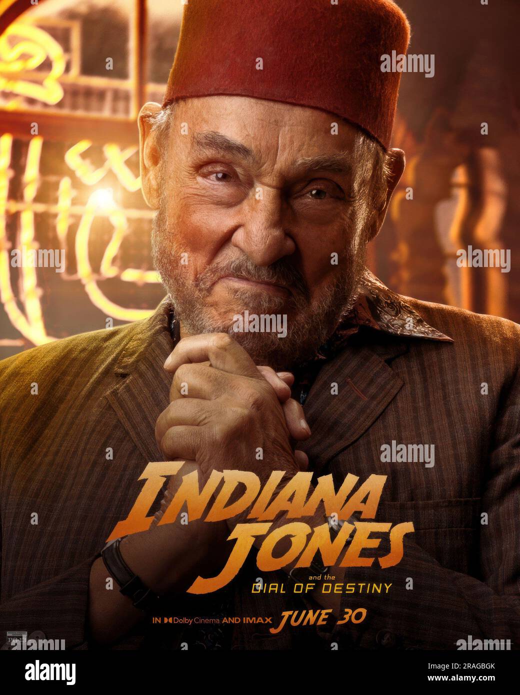 INDIANA JONES AND THE DIAL OF DESTINY, (aka INDIANA JONES 5), US character poster, John Rhys ...