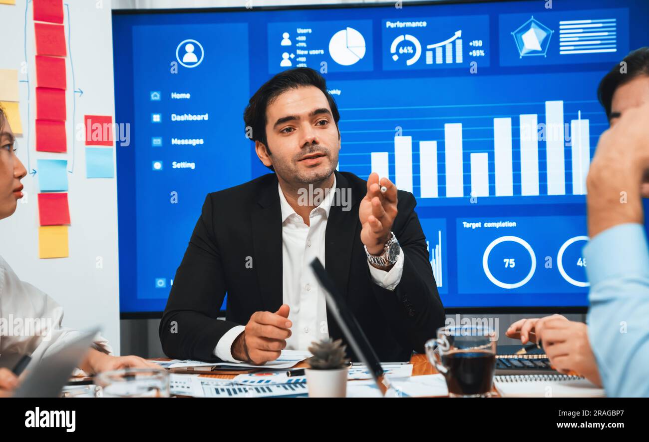 Diverse group of business analyst team analyzing financial data report ... Diverse group of business analyst team analyzing financial data report ...