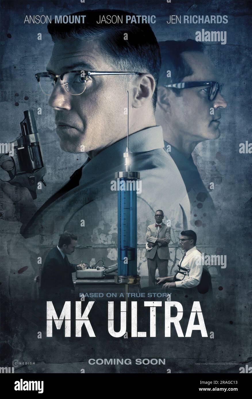 MK ULTRA, US poster, top, from left: Anson Mount, bottom, from left ...