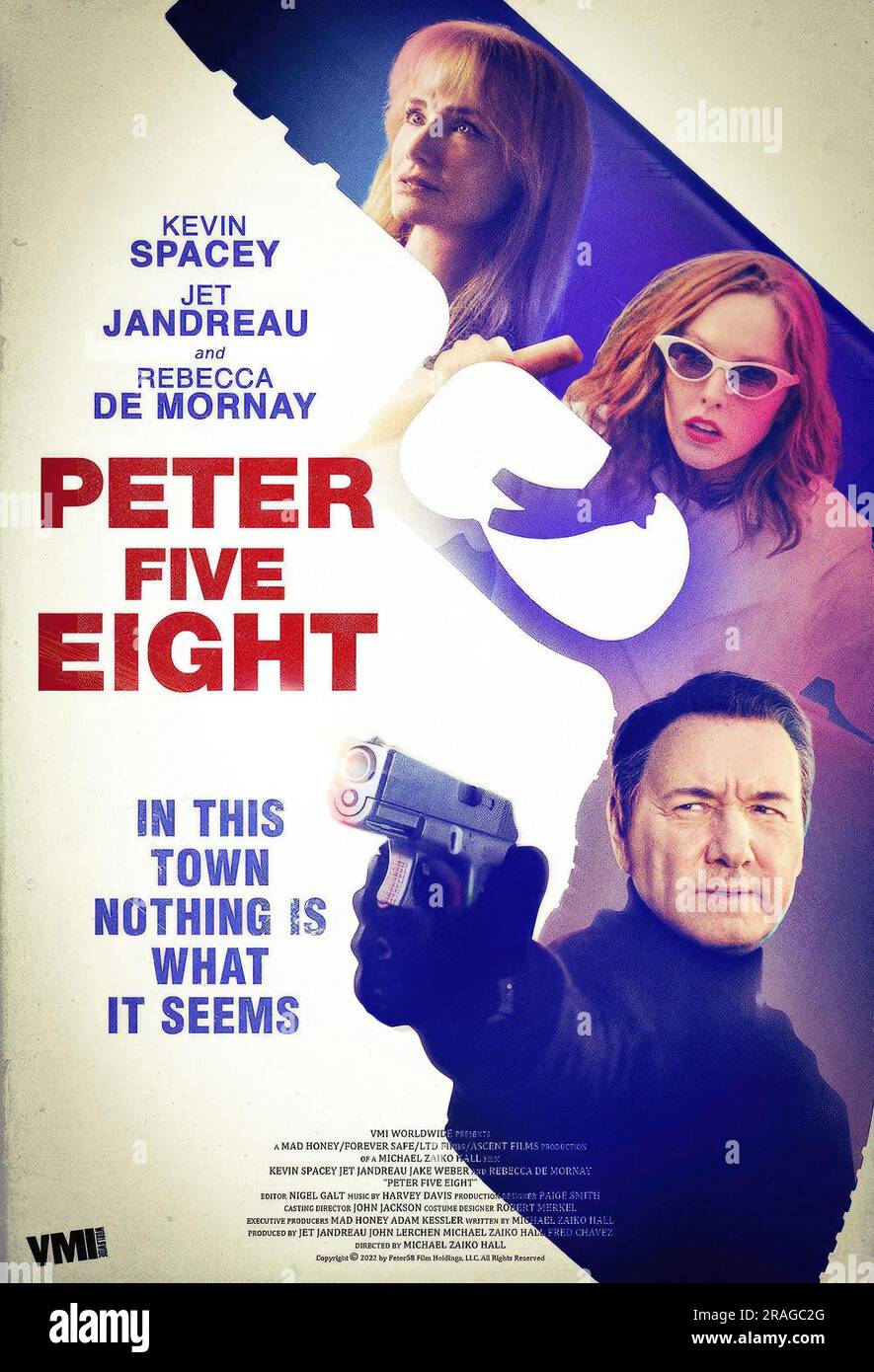 PETER FIVE EIGHT, poster, from top: Rebecca De Mornay, Jet Jandreau ...